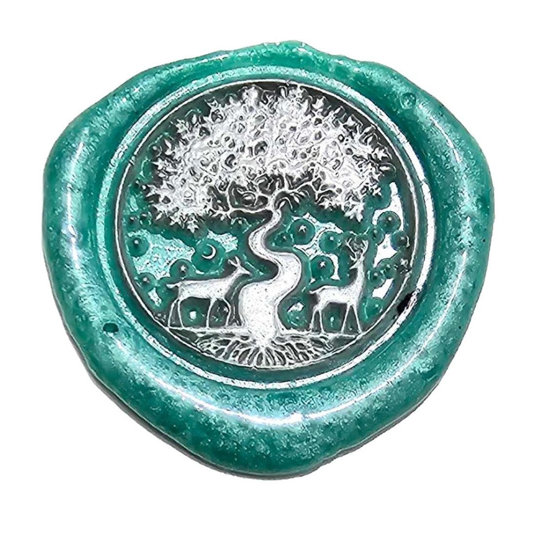 Tree of Life | 25 Mm | WAX SEAL Stamp | Wedding Invitation | Wax Beads ...