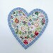 Mosaic Heart Handmade With Vintage China and Crockery Floral Indian ...