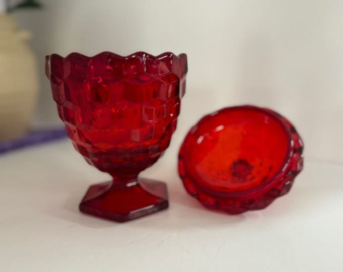 Fostoria American RUBY RED Bud Vase 6" - Etsy