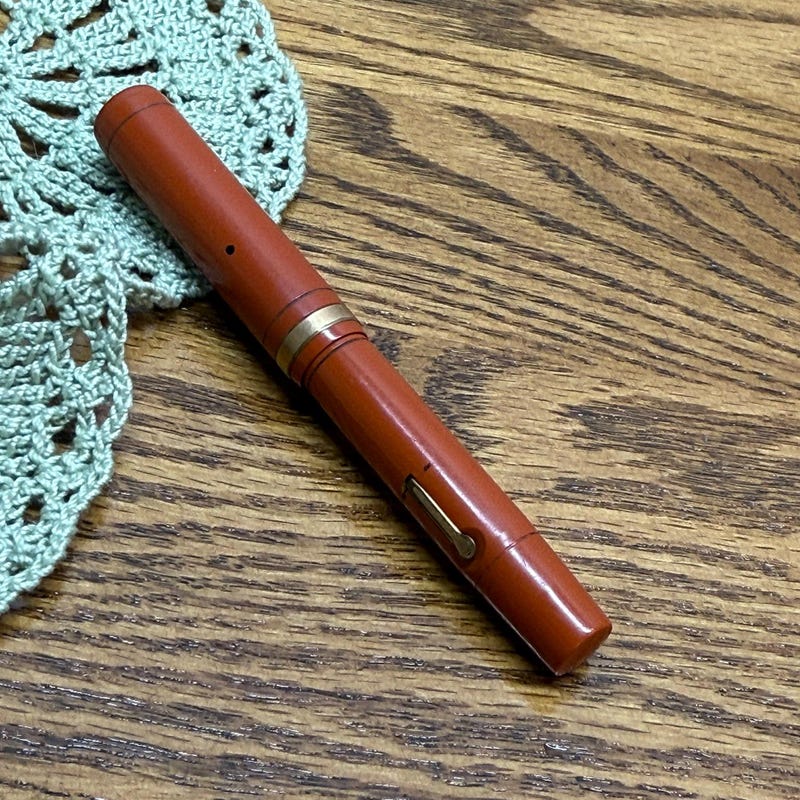 1920s Gold Fountain Pen - Etsy