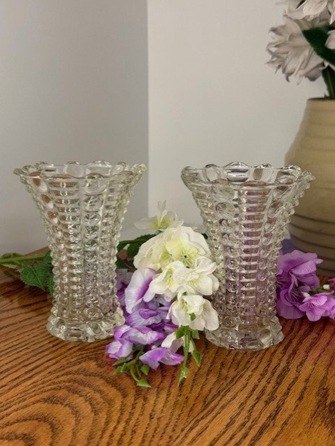 Enhance Your Vintage Collection With This Elegant Pair of Indiana Glass ...