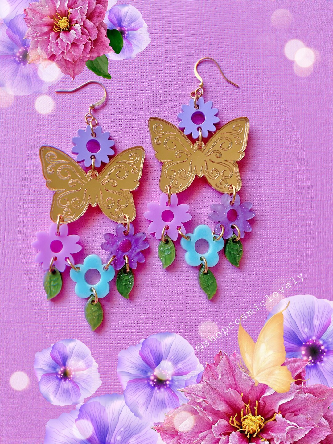 Isabela Earrings | ENCANT0 Inspired Earrings | Acrylic Earrings ...