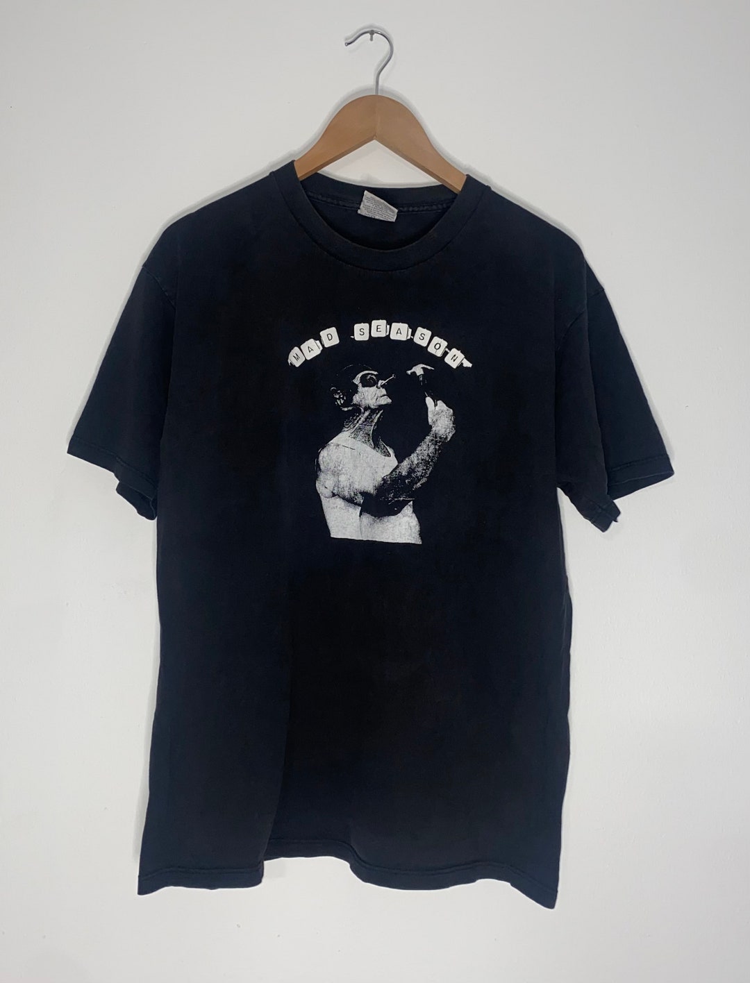 Vintage 90s Mad Season T Shirt Pearl Jam Mudhoney Soundgarden Nirvana ...