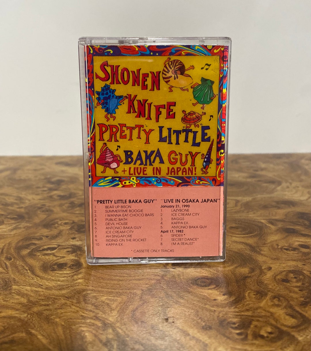 Shonen Knife Pretty Little Baka Guy Live in Japan Cassette Tape - Etsy