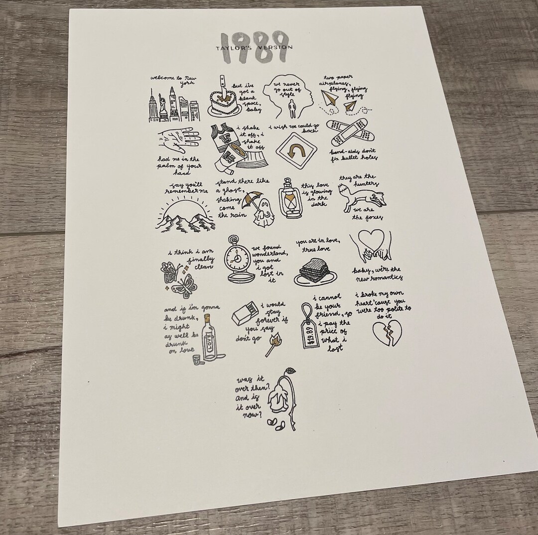 1989 (TV) Album Art Print - Etsy
