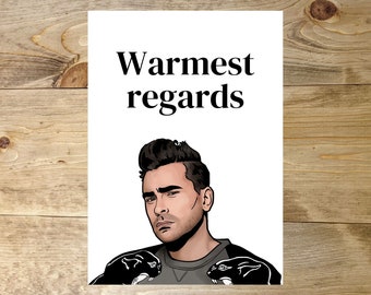 Warmest Regards Greeting Card - Etsy