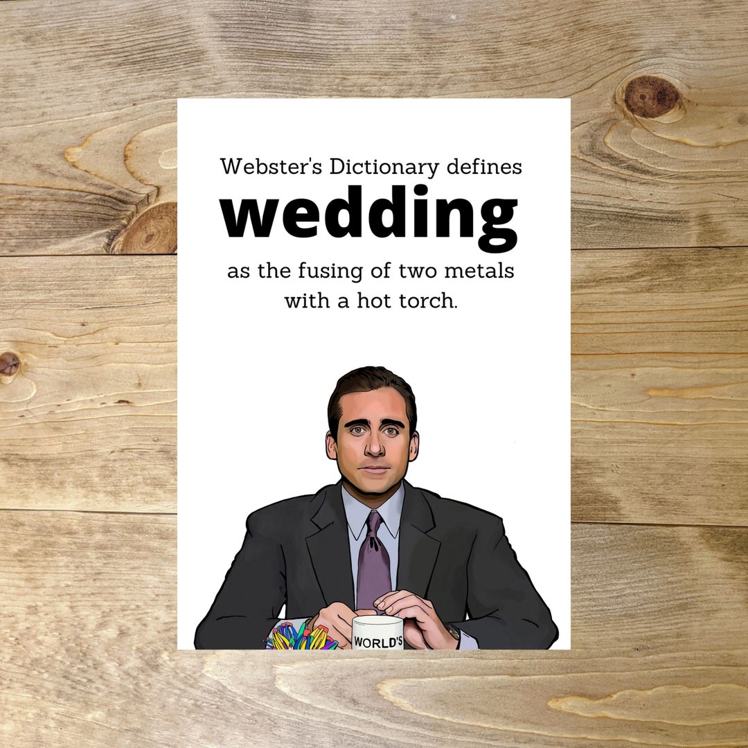 Michael Wedding Two Metals Wedding Greeting Card - Etsy