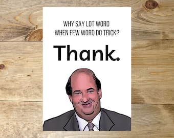 Funny Thank You Card such Thanks Doge Card - Etsy