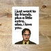 Dwight You're Leaving Co-worker Farewell Card - Etsy