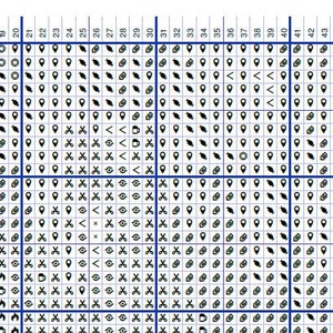 Abstract Cross Stitch Pattern Abstract Chartmodern Counted | Etsy