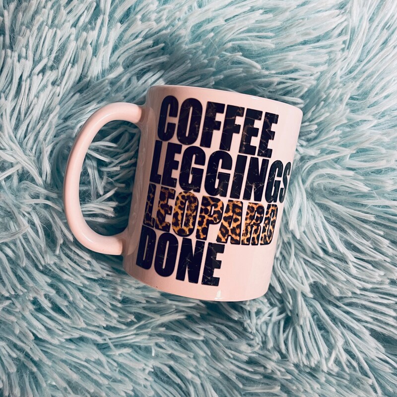 Leopard Coffee Mug - Etsy