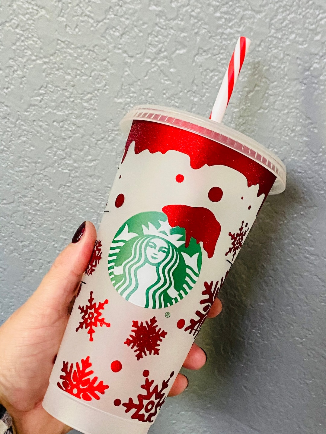 Winter Starbucks Reusable Cold Cup, Starbucks Cold Cup, Personalized ...