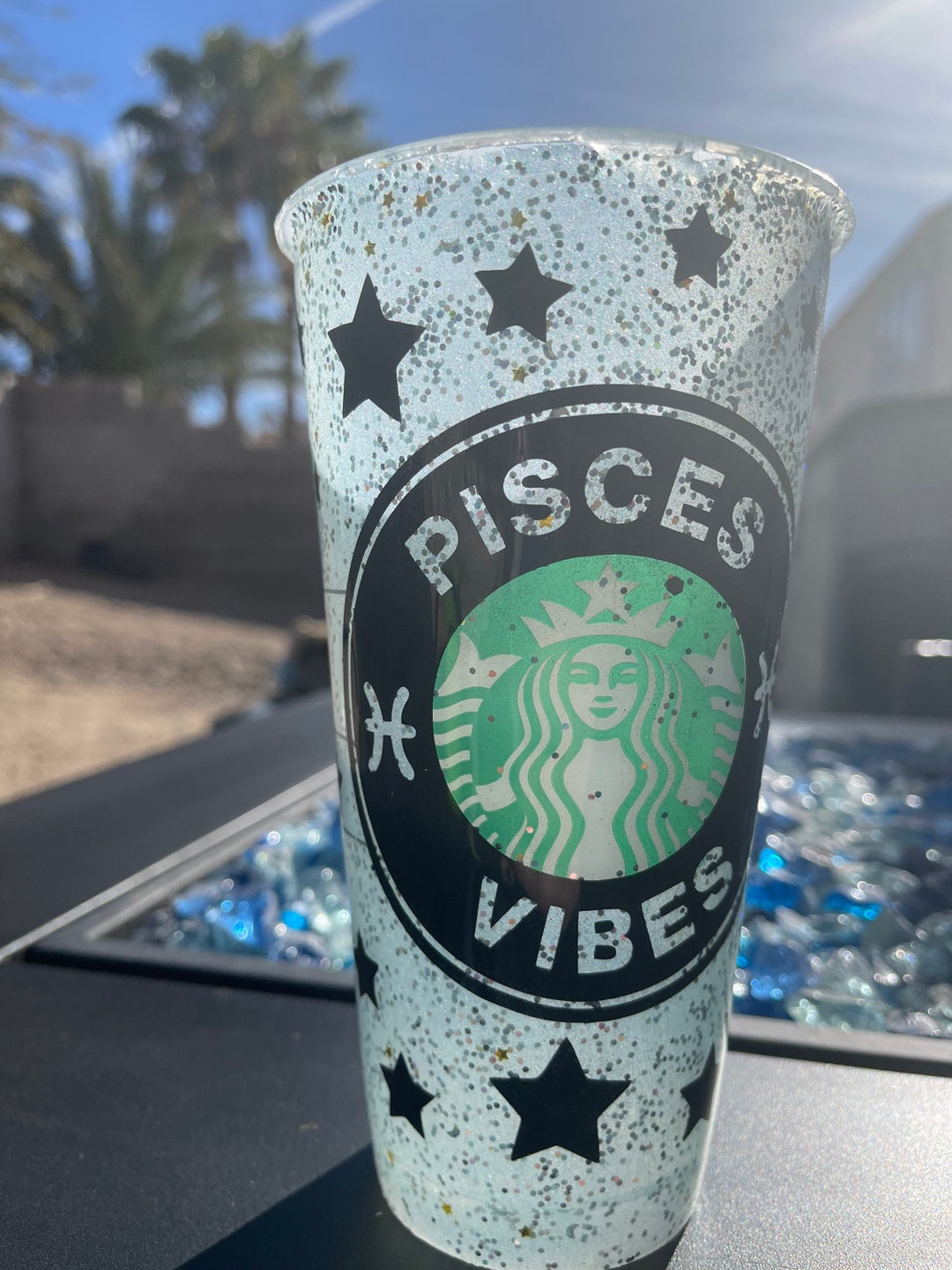 Pisces Vibes Starbucks Reusable Cup, Starbucks, Personalized Cups ...