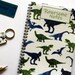 Dinosaur Notebook, Personalised Notepad, Rawrsome Notes, Childrens ...