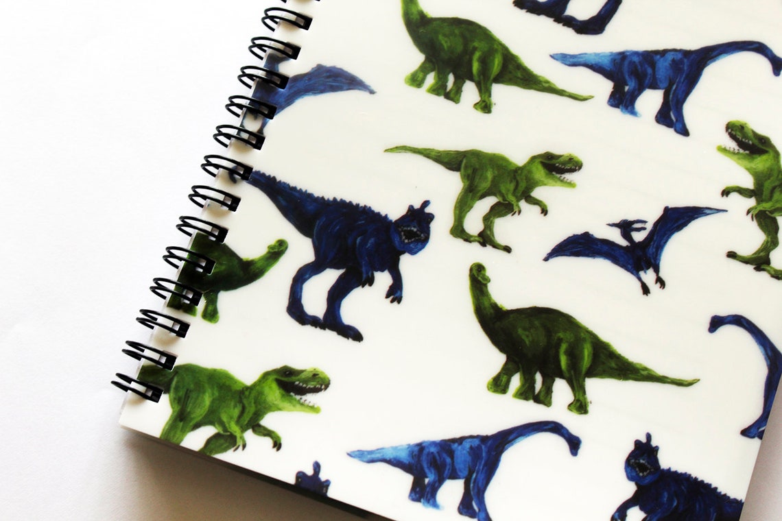 Dinosaur Notebook Personalised Notepad Rawrsome Notes | Etsy