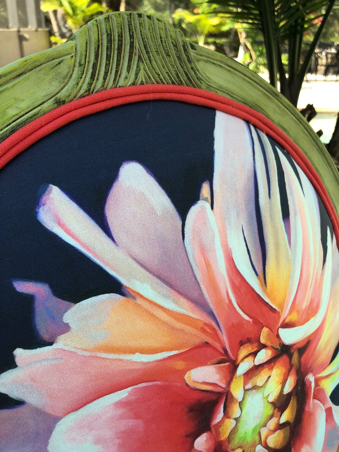 PINK FLOWER CHAIR - Etsy