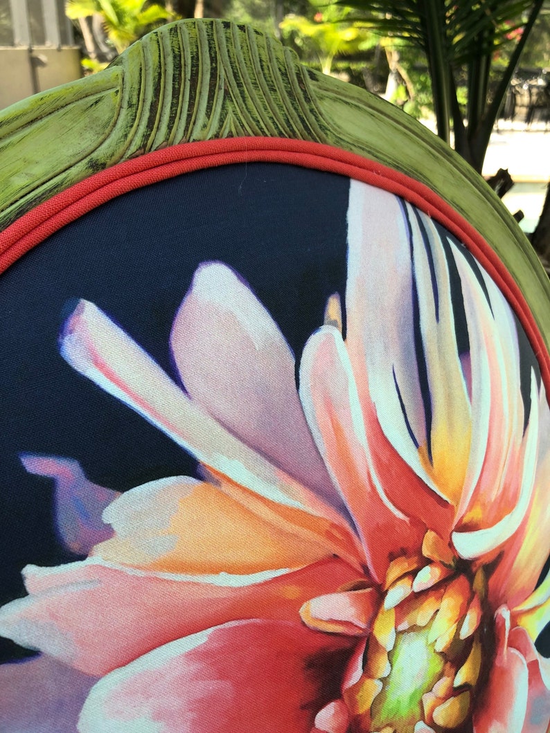 PINK FLOWER CHAIR - Etsy