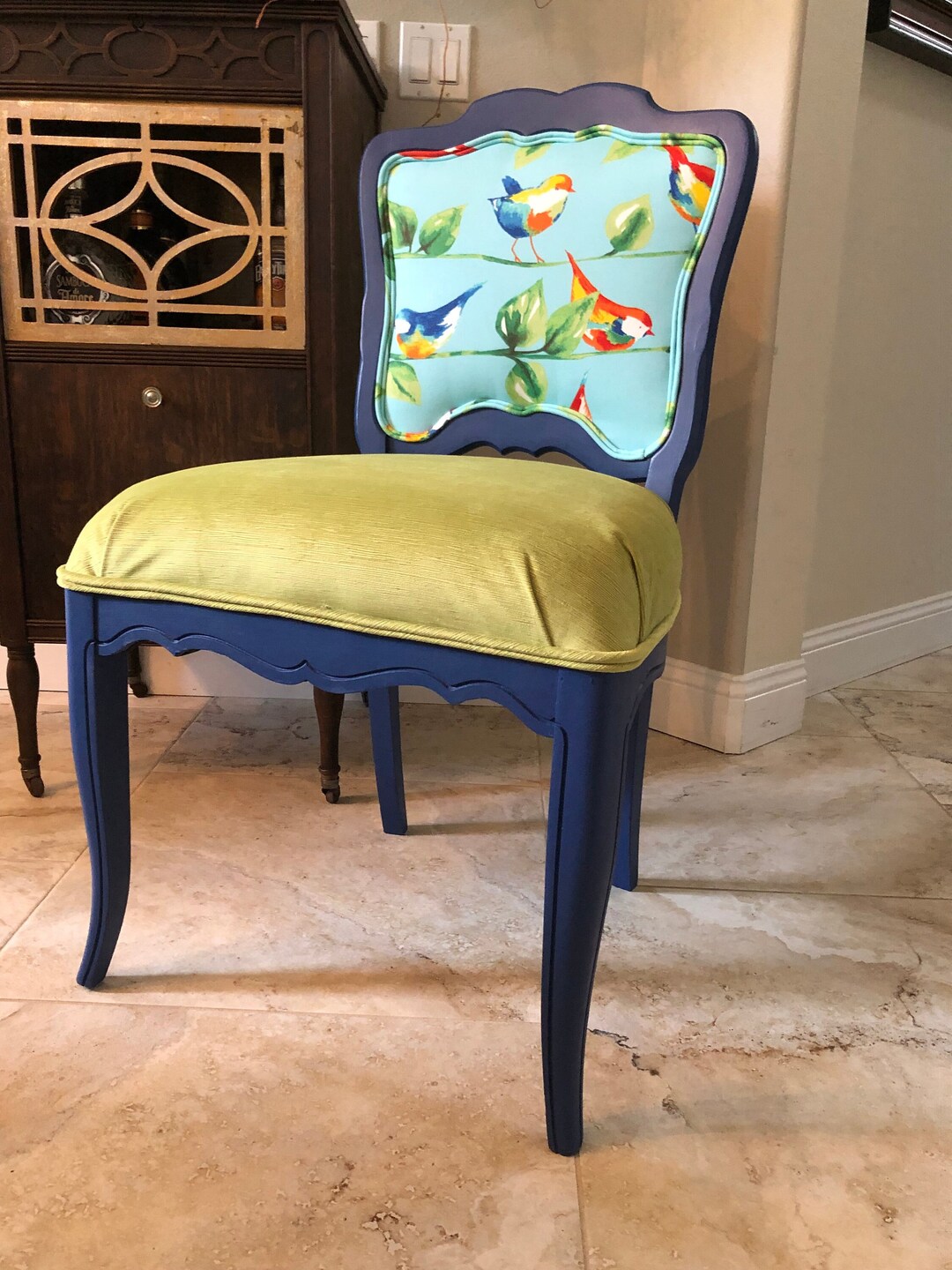 Custom “3 Little Birds” Chair - Etsy
