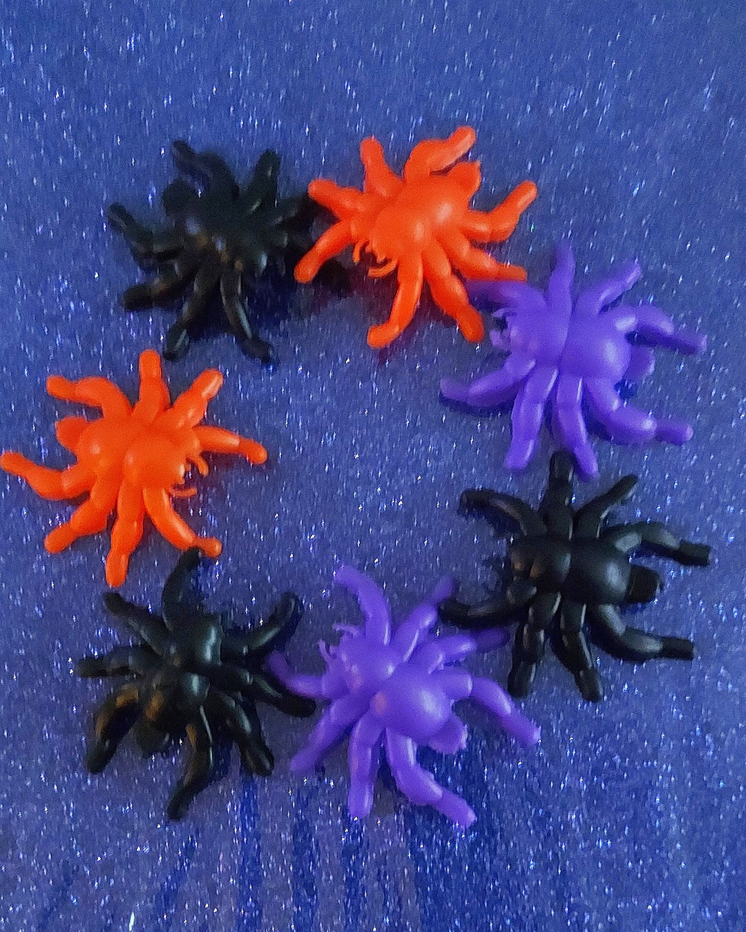 12 Jumping Spiders- Kids Party Favors Toys Prizes Gifts Pinata Fillers ...