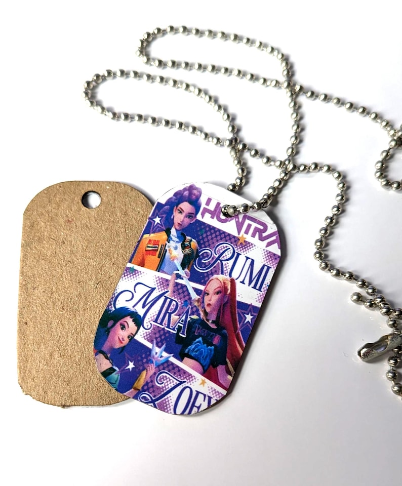 Kpop - 6 Chipboard Dog Tags - Party Favors, Toys, Birthday Prizes ...