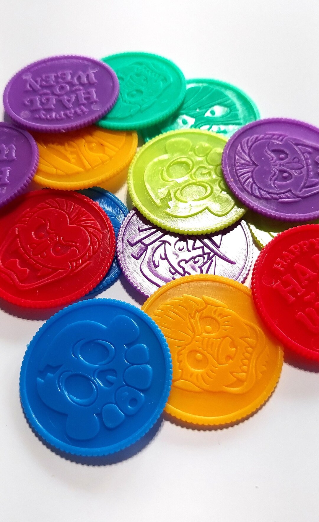 Halloween Play Money - 20 Coins - Kids Party Favors Toys Prizes Gifts ...