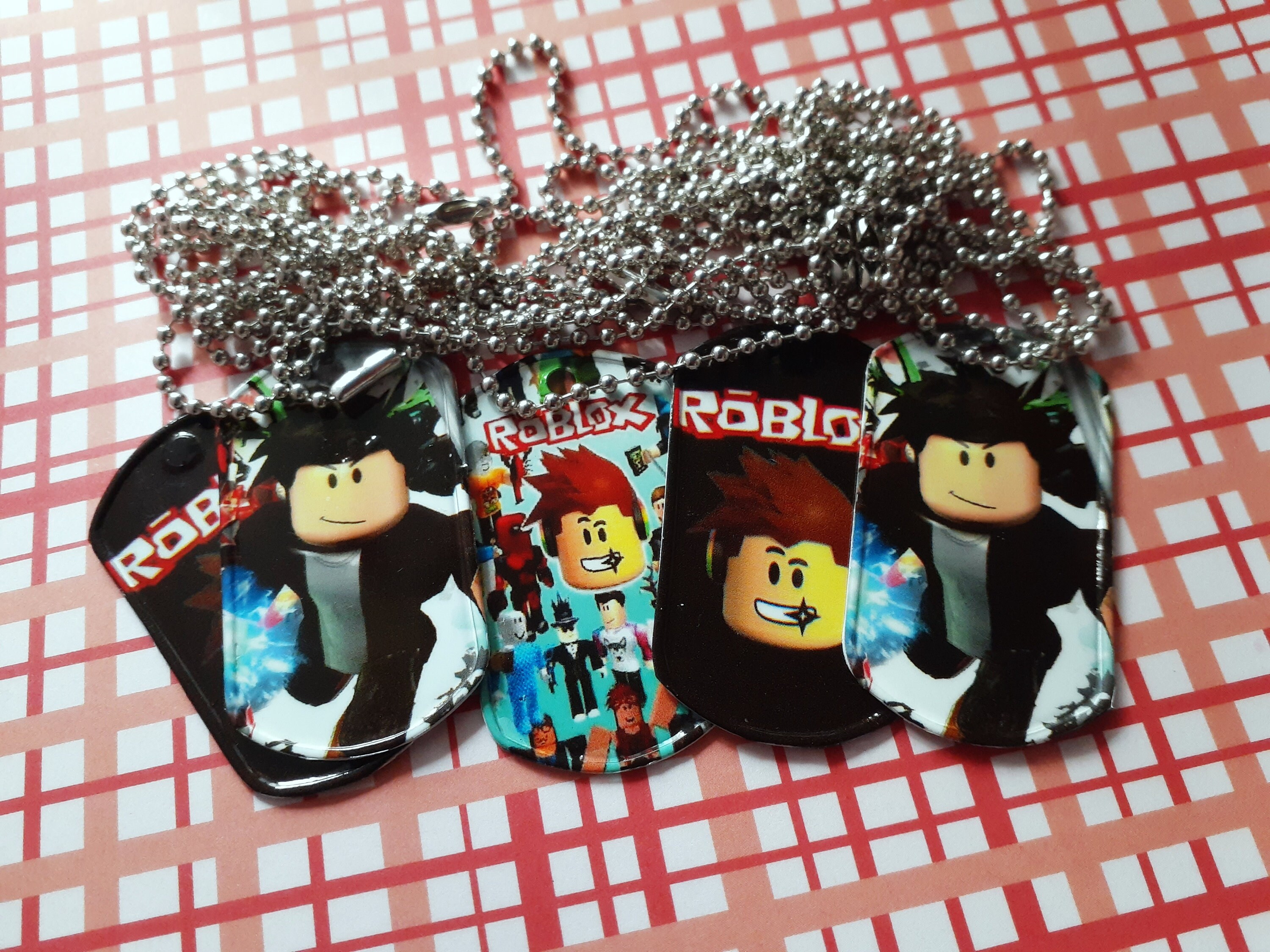 3 Custom Dog Tags-Necklaces Party Favors Toys Birthday Prizes | Etsy