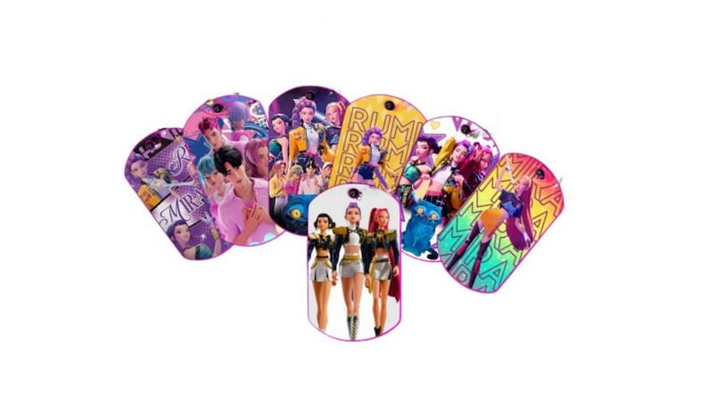 Kpop - 6 Chipboard Dog Tags - Party Favors, Toys, Birthday Prizes ...