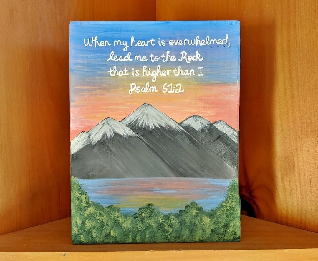 Wood Scripture Block Sign Scripture Sign Bible Verse Sign - Etsy