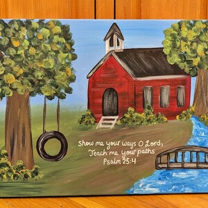 Canvas Sign, Bible Verse, Show Me Your Ways O Lord, Psalm 25:4, Back to ...