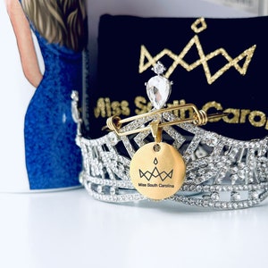 Personalized Engraved Pageant 14K Gold Plated Adjustable Wire Bangle ...