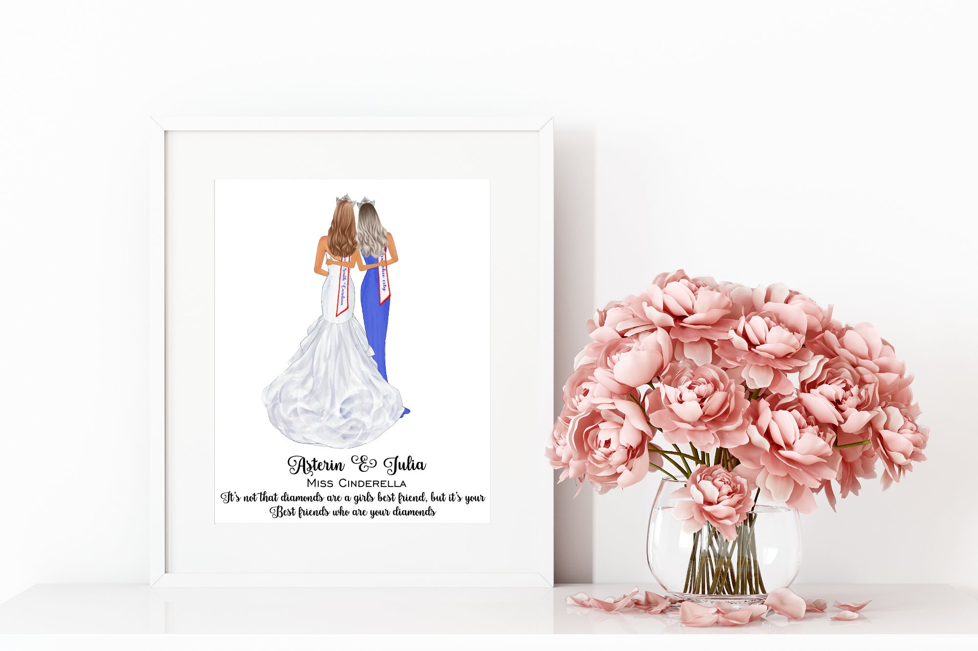 Personalized Pageant Portrait 5x7 8x10 Pageant Keepsake - Etsy