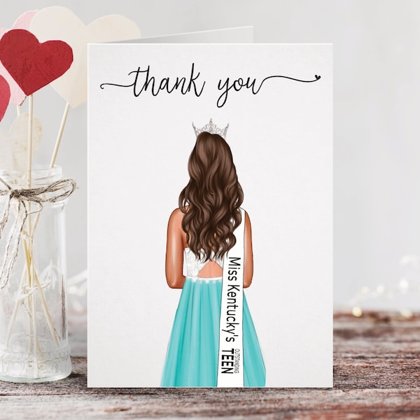 Pageant Thank You Cards - Etsy