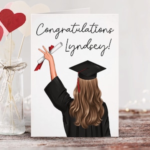 Graduation 2025 Custom Card | Personalized Graduation Card | Greeting ...