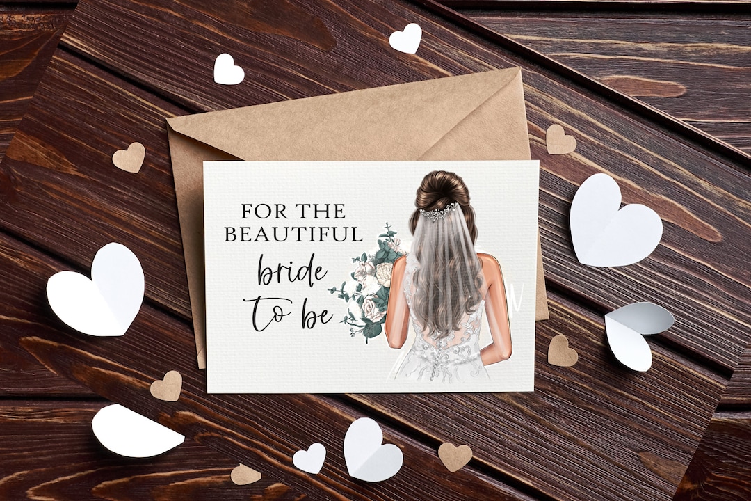 Wedding Custom to the Beautiful Bride to Be Card | Personalized ...