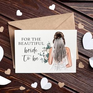 Wedding Custom to the Beautiful Bride to Be Card | Personalized ...