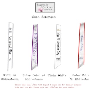 Personalized Pageant Girl Portrait Sticker Pageant Gifts Pageant ...