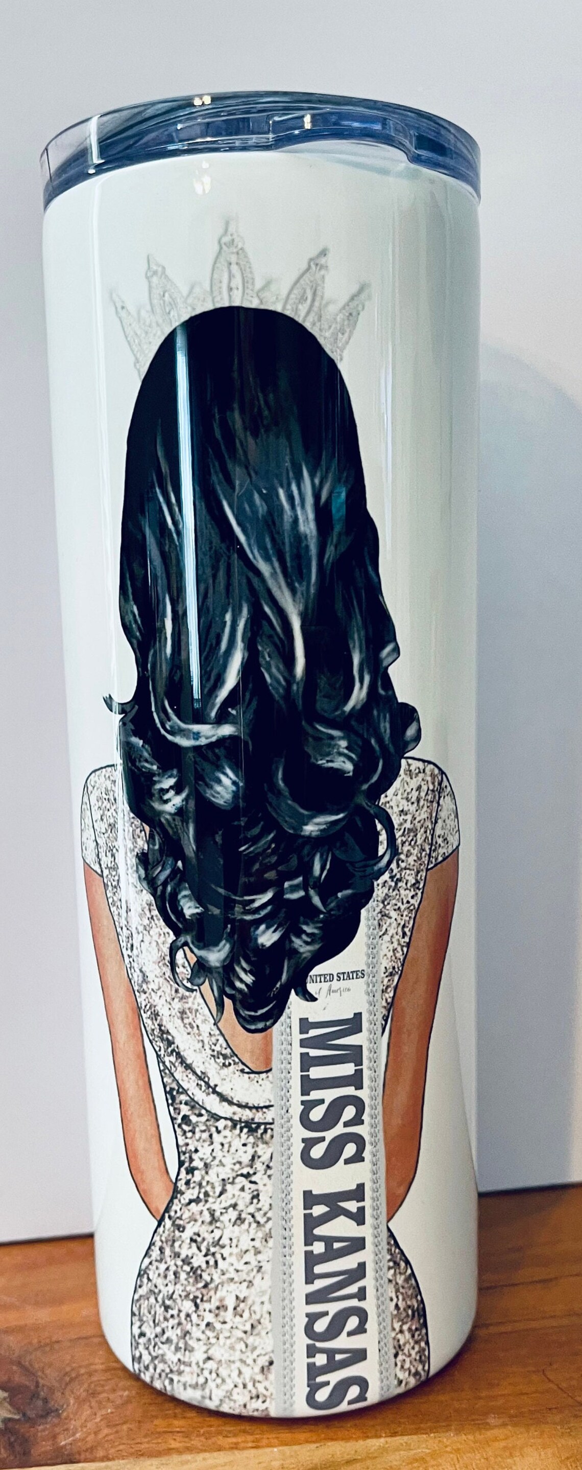 The Original Personalized Pageant Skinny Tumbler Travel Cup - Etsy