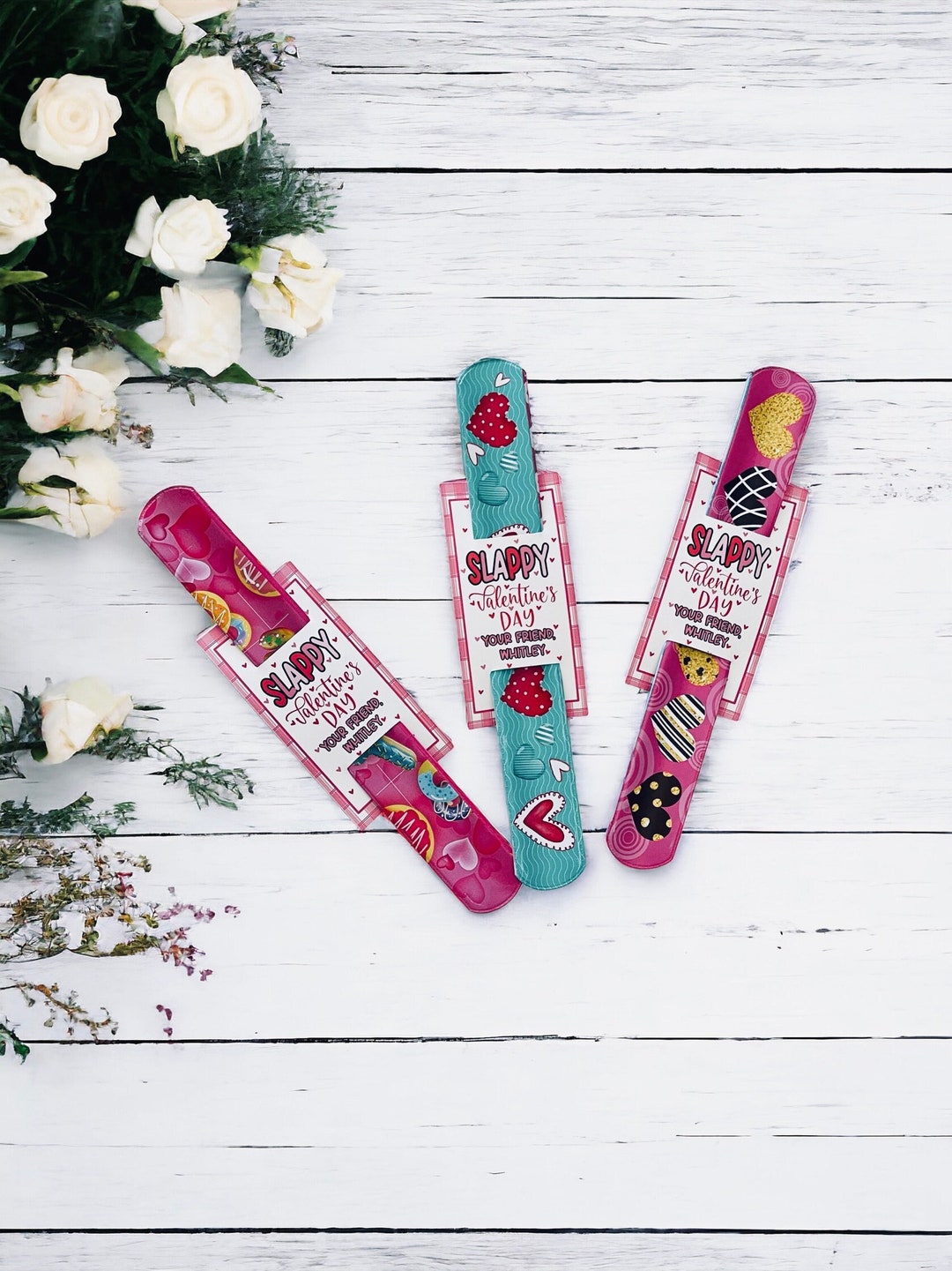 Slappy Valentine's Day Card W/slappy Bracelet Toy Toddler Kids ...