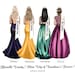 Personalized Pageant Sisters DIGITAL Portrait of Four Girls, Pageant ...