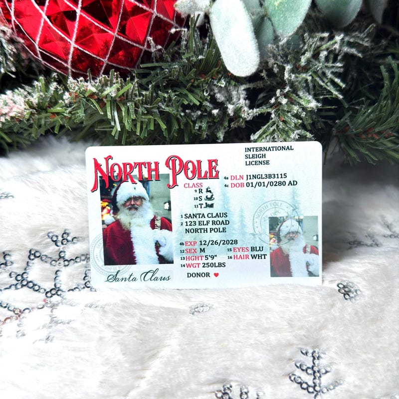 Santa Metal Picture - Etsy