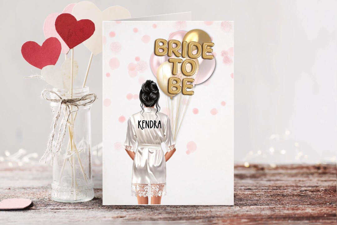 Wedding Custom to the Beautiful Bride to Be Card | Personalized ...