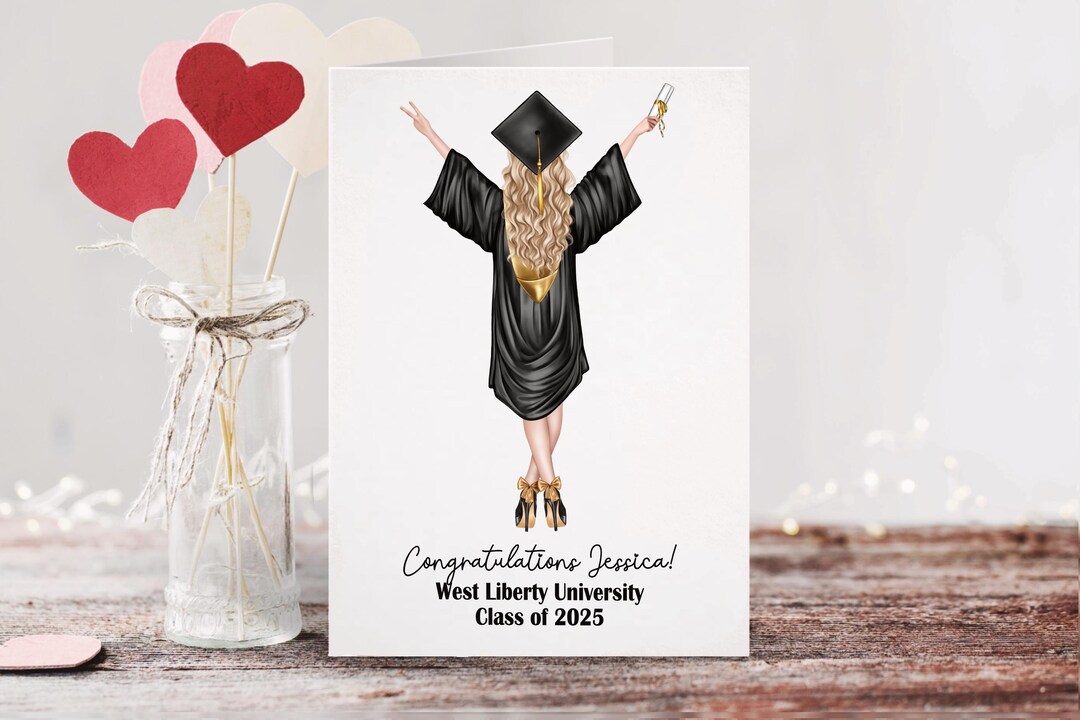 Graduation 2025 Custom Card | Personalized Graduation Card | Greeting ...