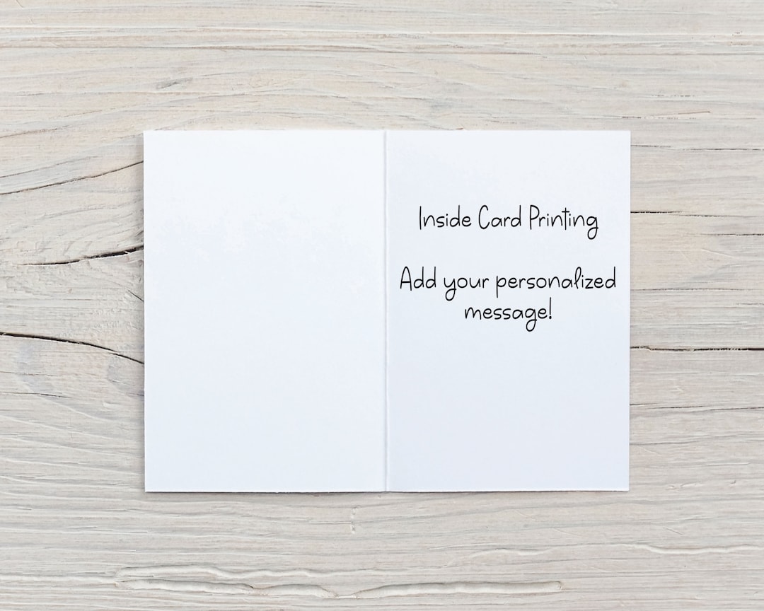 Add Inside Card Printing to a Purchase! - Etsy