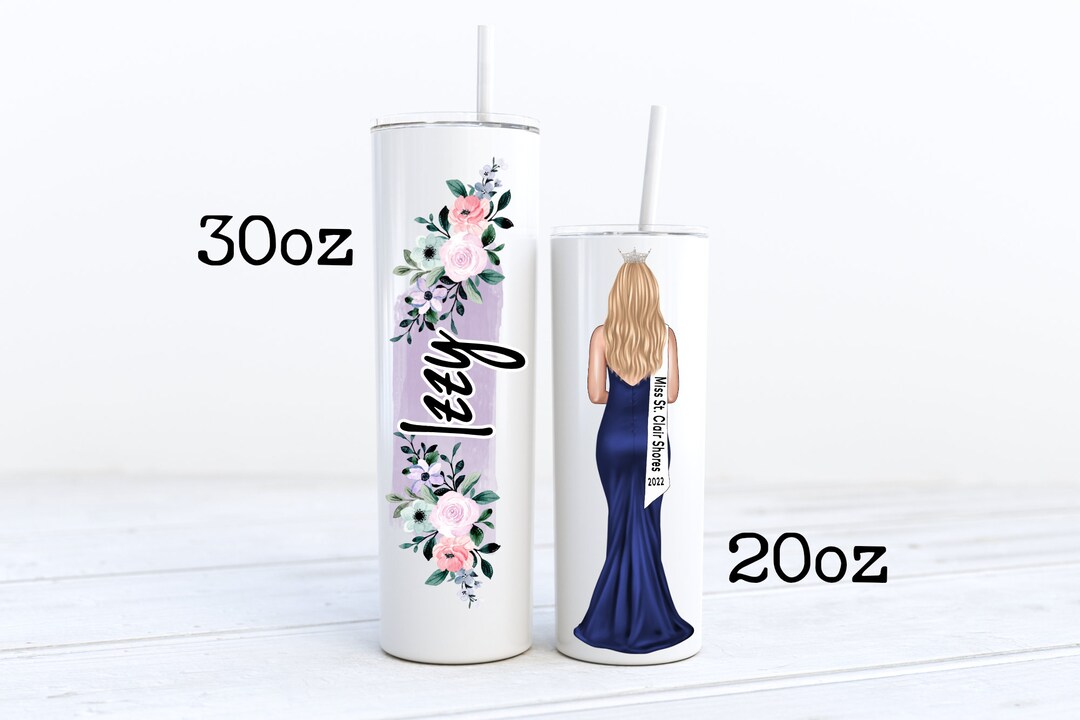 The Original Personalized Pageant Skinny Tumbler | Travel Cup | Pageant ...