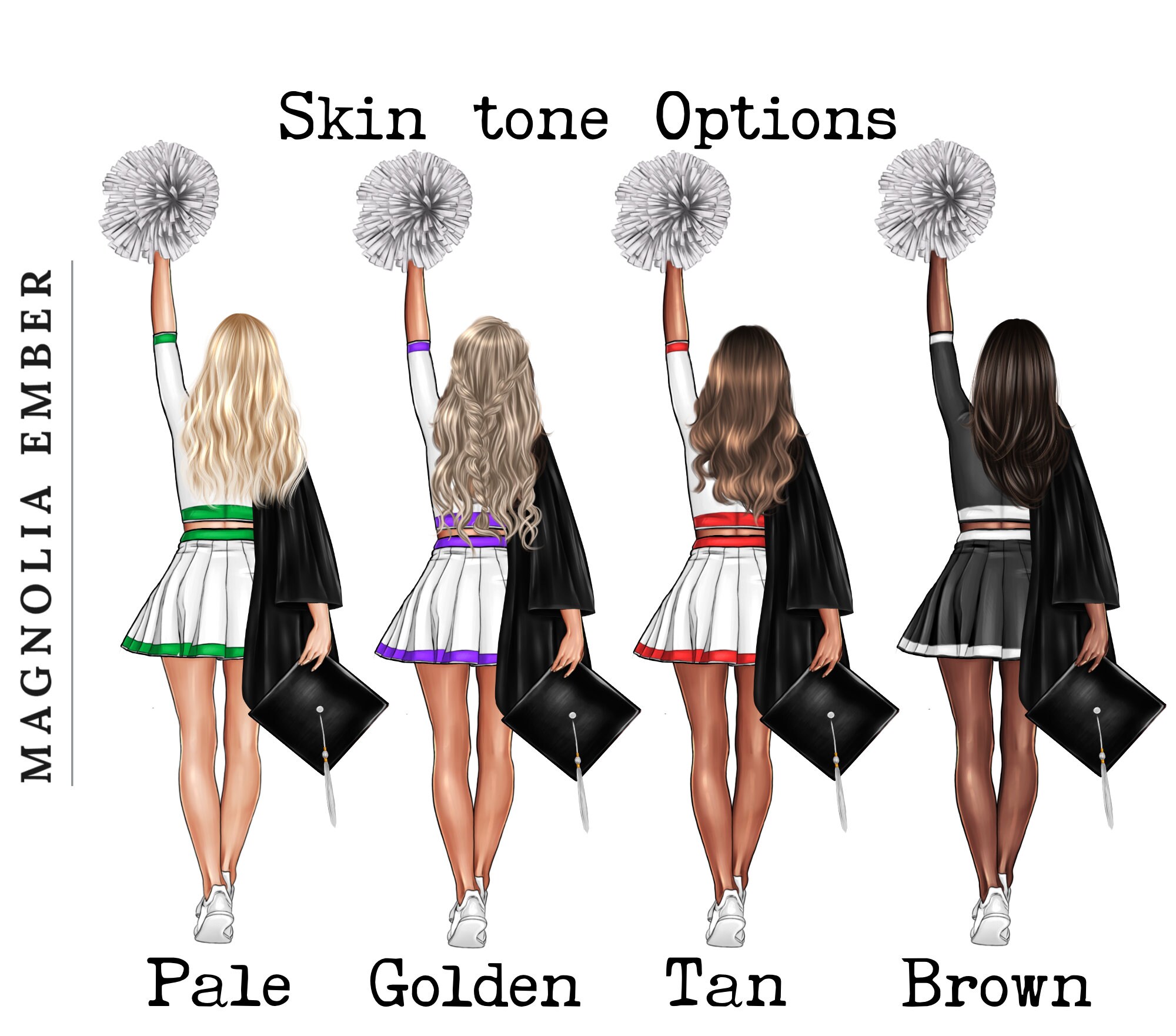 Graduation 2023 Cheer Cheerleader Custom Card Personalized - Etsy