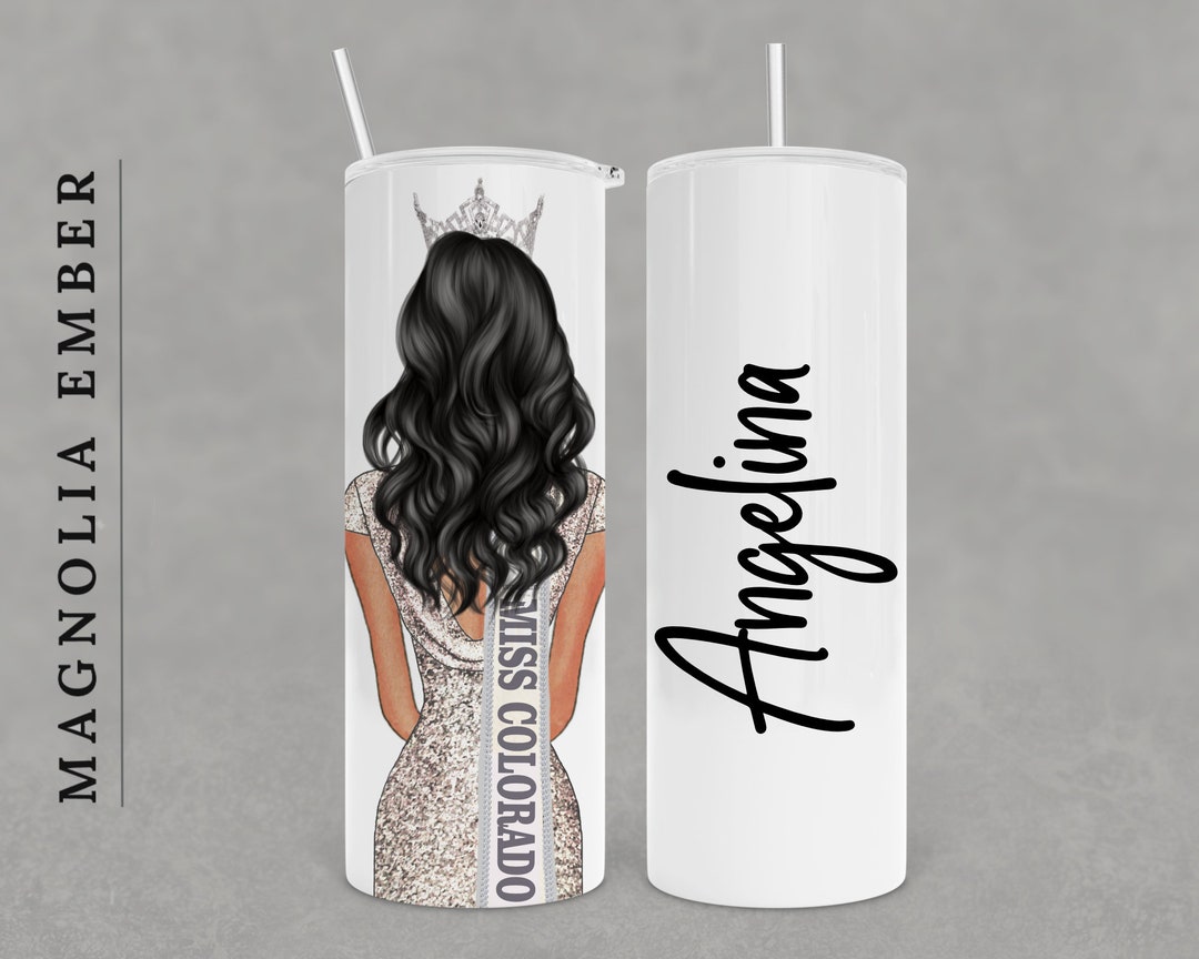 The Original Personalized Pageant Skinny Tumbler Travel Cup Pageant ...