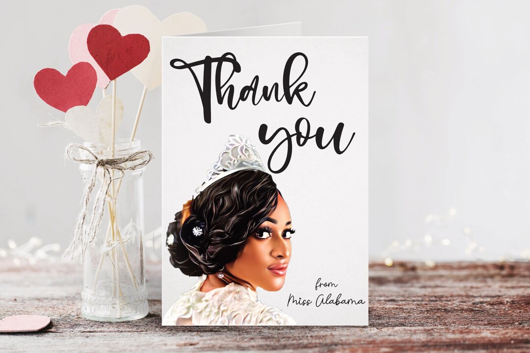 Personalized Pageant Stationary Set of Folded Note Cards Custom ...