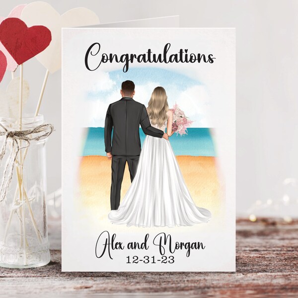 Custom Wedding Congratulations Cards - Etsy