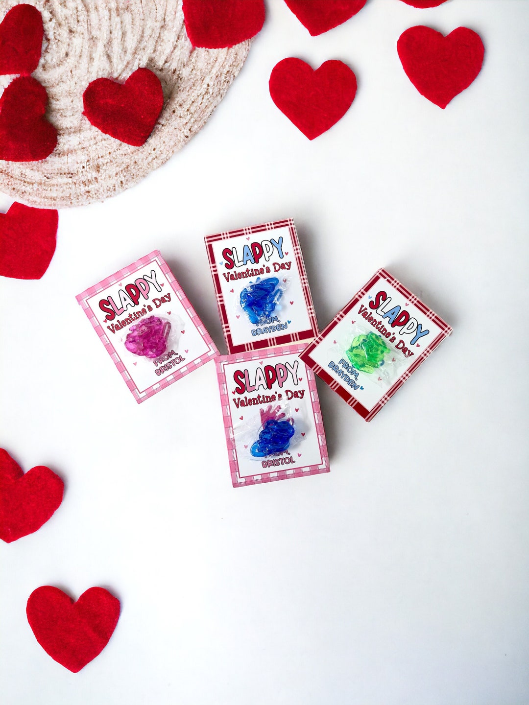 Slappy Valentines Day Slap Hand Toy Toddler Kids Valentines Teacher ...