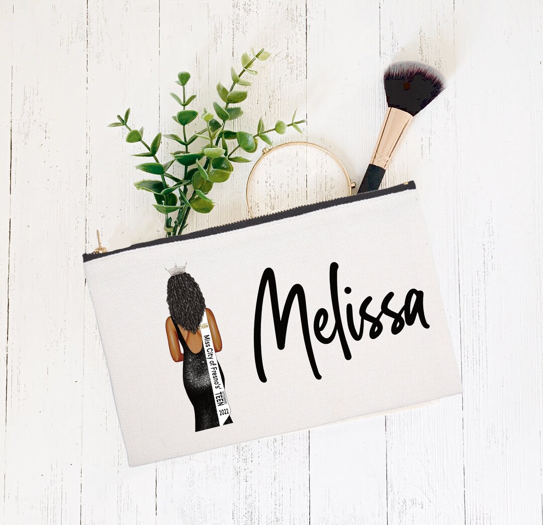 Personalized Pageant Makeup Bag Pencil Bag Pageant Keepsake, Pageant ...